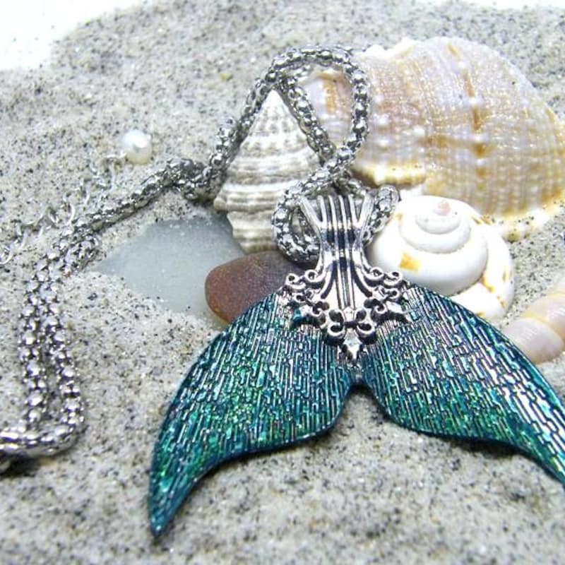 Mermaid Pendant - Etsy