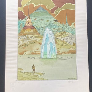 Moebius Screenprint - the Crystal Lake - Etsy
