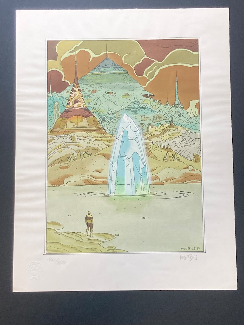 Moebius Screenprint - the Crystal Lake - Etsy