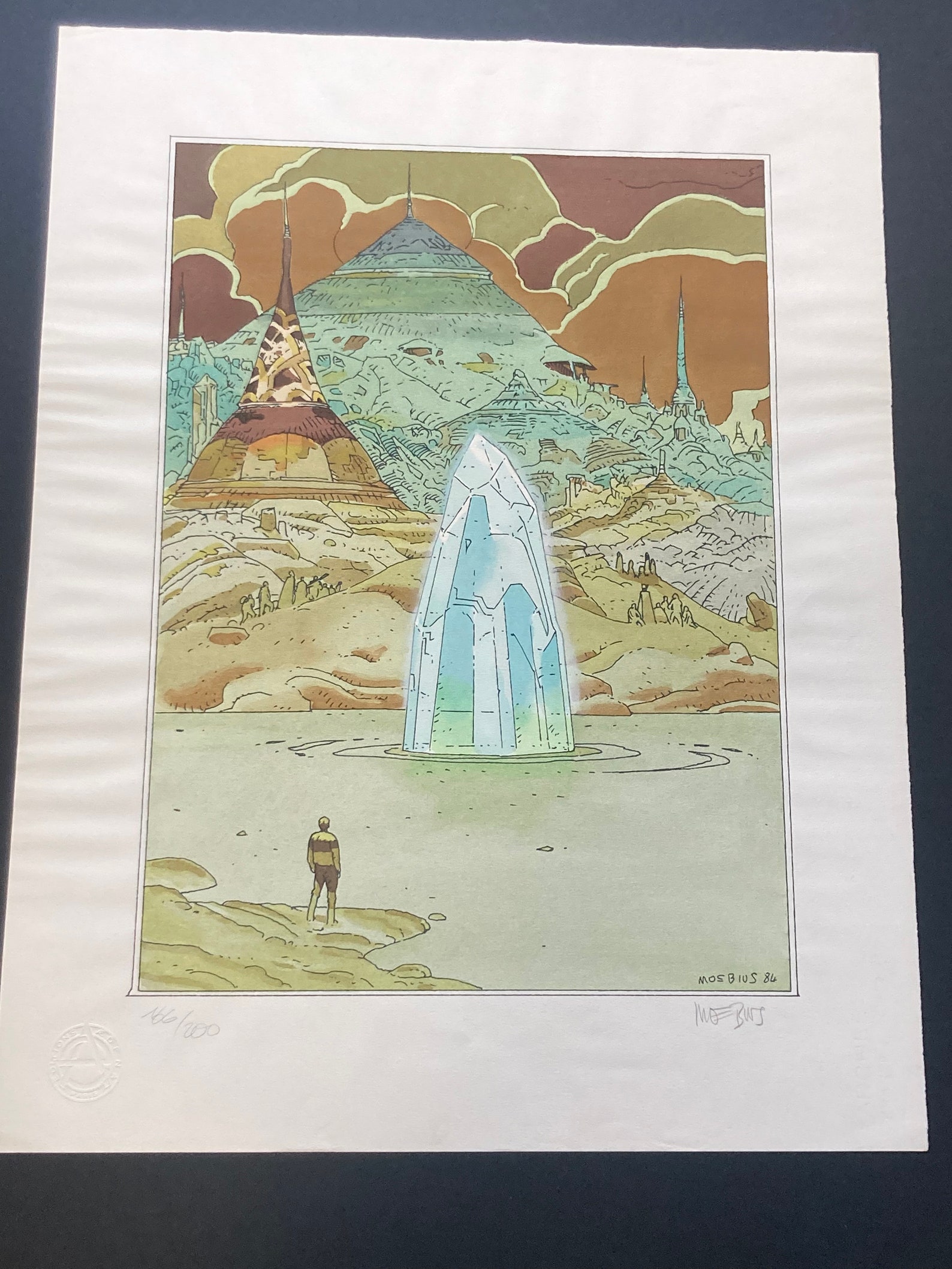 Moebius Screenprint - the Crystal Lake - Etsy