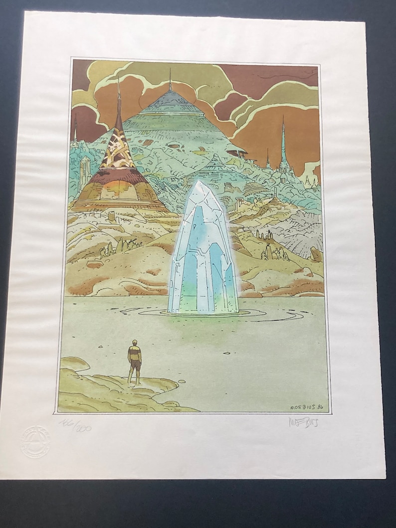 Moebius Screenprint - the Crystal Lake - Etsy