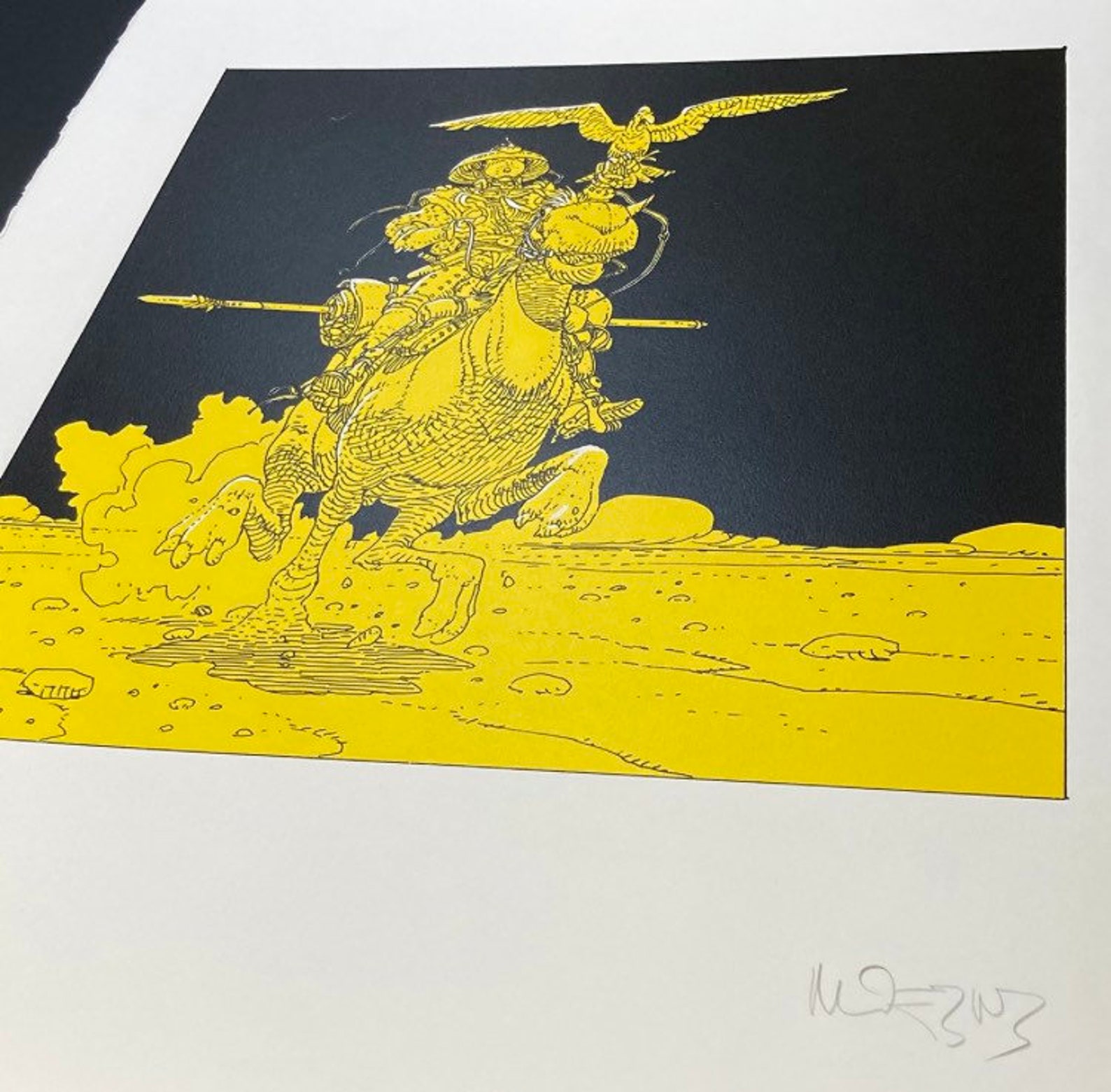 Sinjuku the Warrior Hand Signed Screenprint by Moebius - Etsy