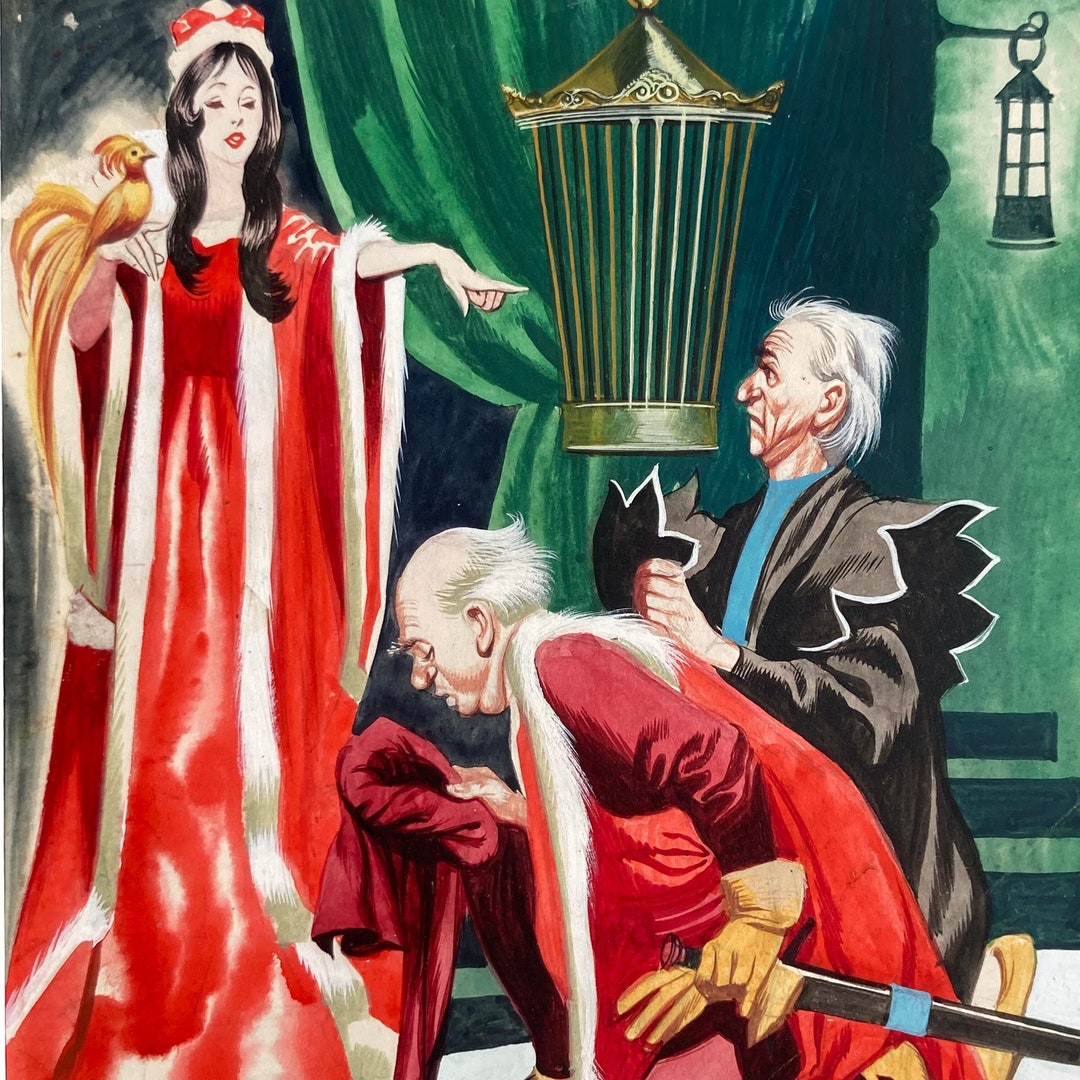 The Firebird - Original Watercolour Painting by Ron Embleton - Etsy