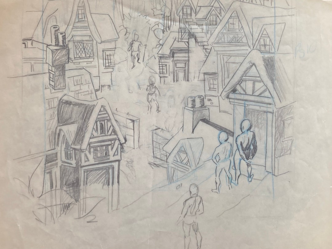 Wally Wood - the Wizard King Preliminary Drawing - Etsy