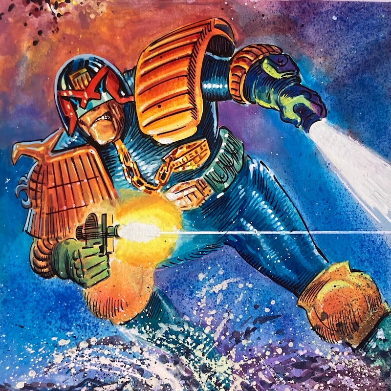 Judge Dredd Stickers - Etsy