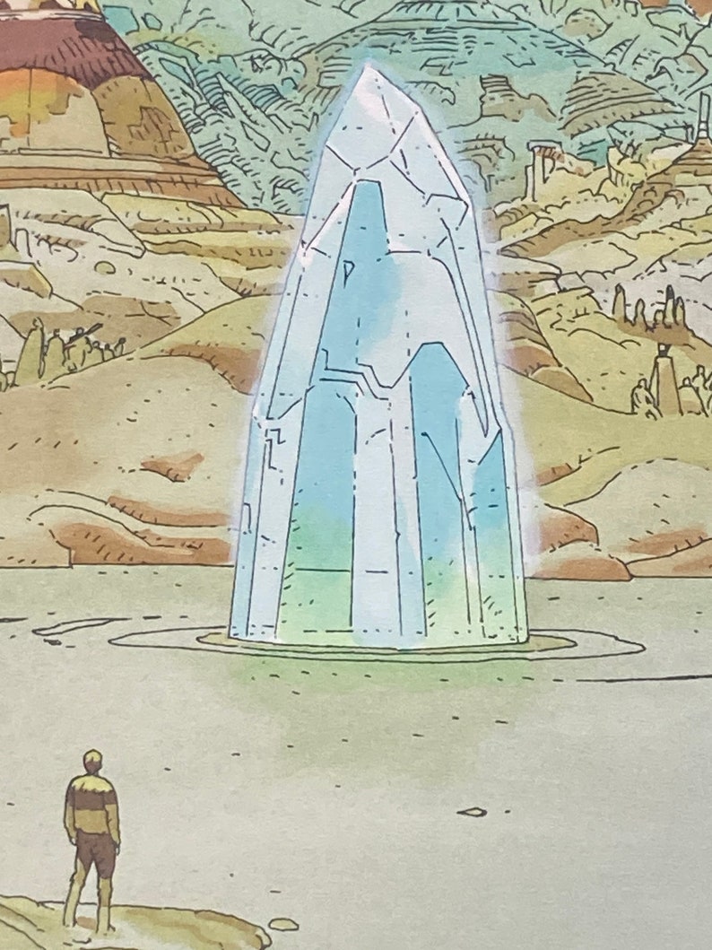 Moebius Screenprint - the Crystal Lake - Etsy