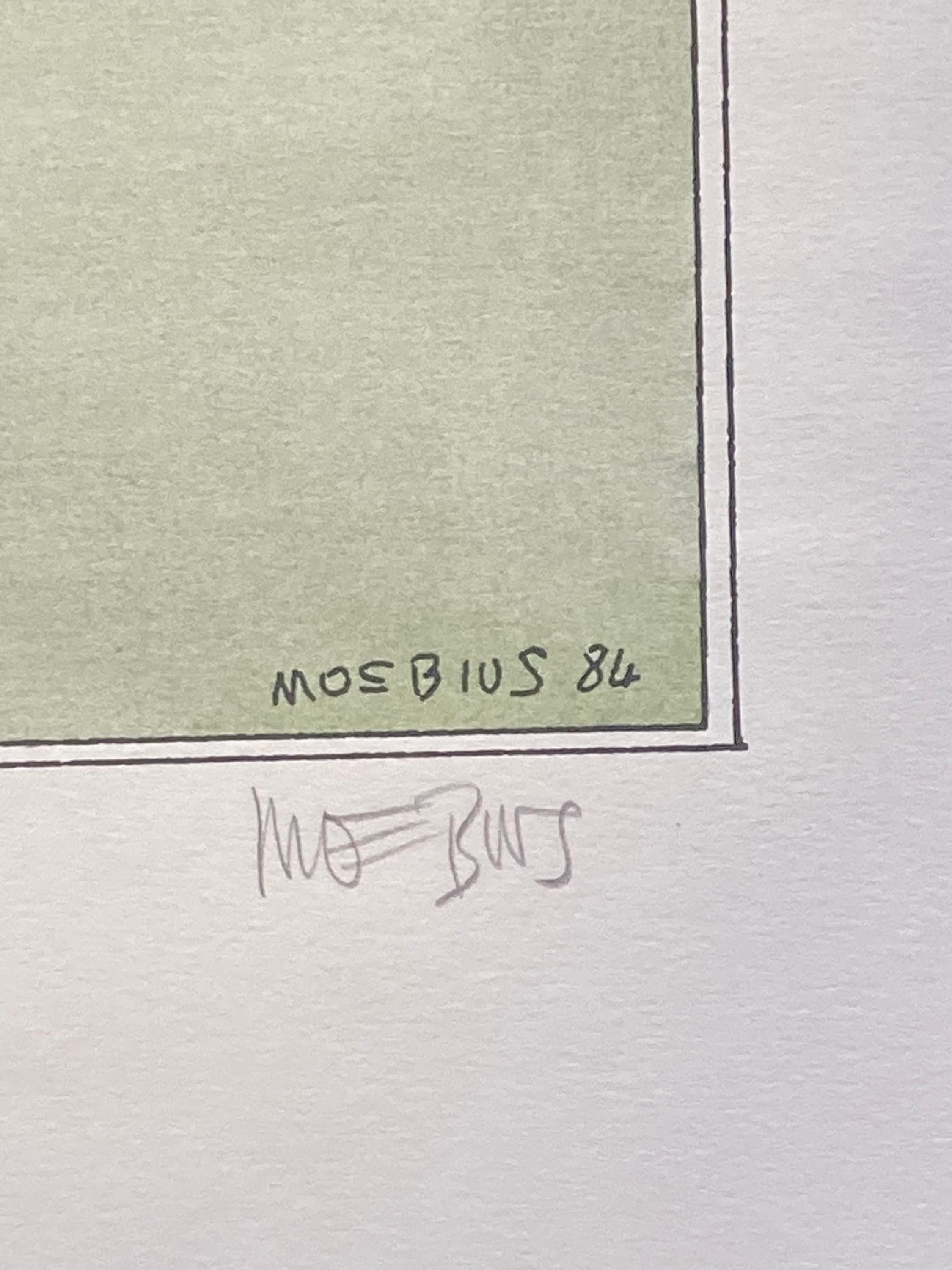 Moebius Screenprint - the Crystal Lake - Etsy