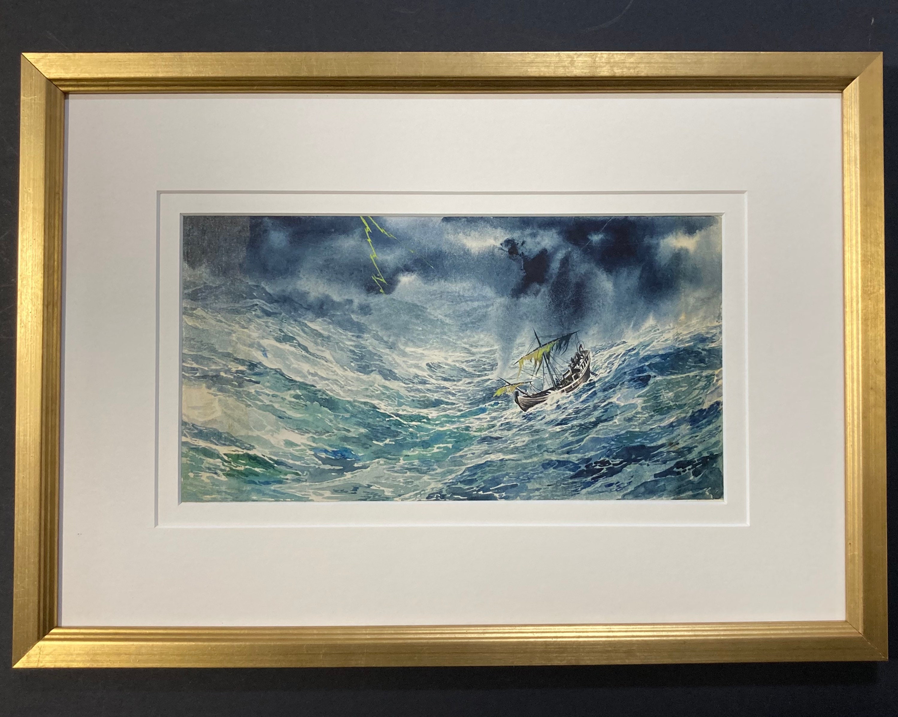 Don Lawrence Original King Herod in the Storm After Visiting - Etsy