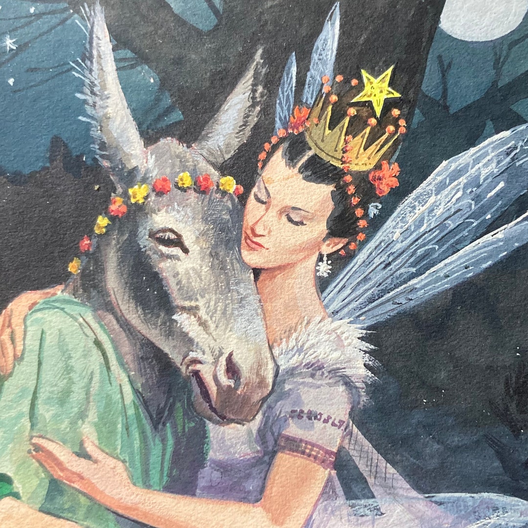 Midsummer Night’s Dream - Original Vintage Watercolour Painting - Etsy