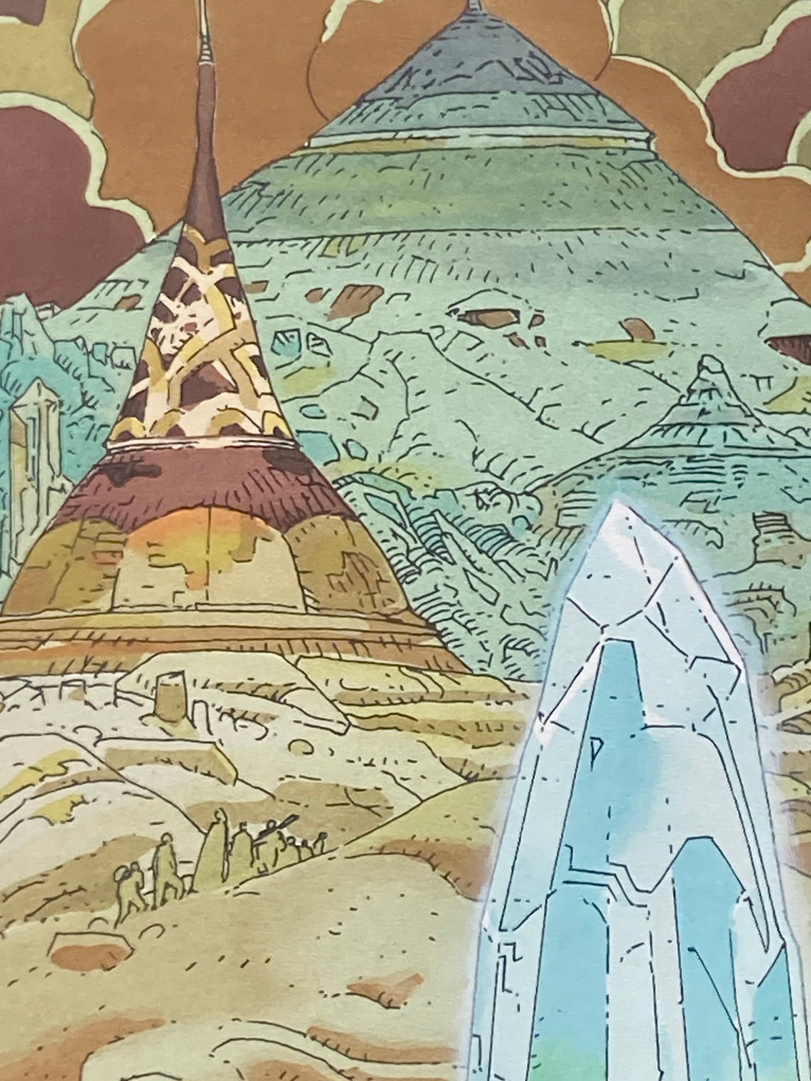 Moebius Screenprint - the Crystal Lake - Etsy
