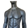 Black Gold Silver Bra Chain- Festival Bra - Bra Top - Body Chain - Rave ...