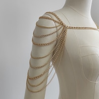 Showgirl Shoulder Pieces/costume Shoulder Acessory/fringe Shoulder ...