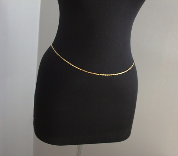 Designed Chain Gold Waist Chain Belly Accessories Silver | Etsy