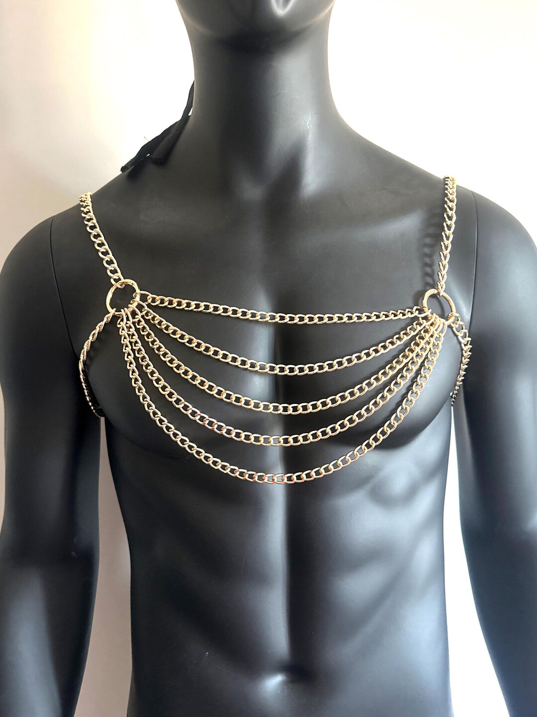 Men Body Chain, Man Harness, Shoulder Male Bodychain Festival Outlook ...