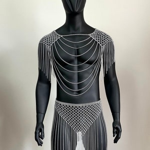 Men Festival Costume 3 Pcs Dress Chain Set Body Chain SET I - Etsy