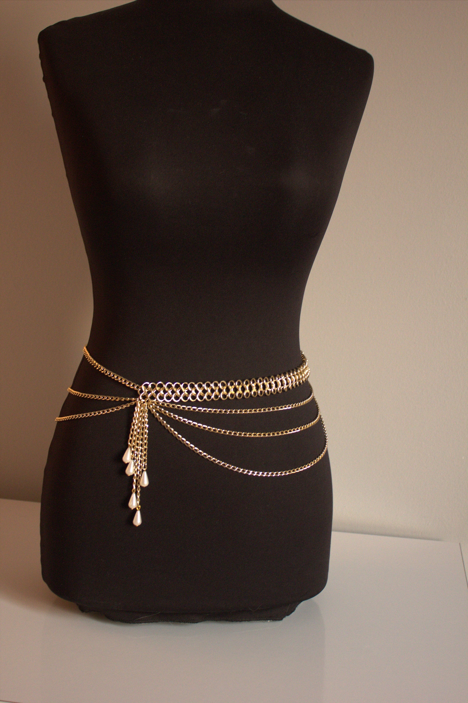 Gold Waist Chain with Pearl Silver Belly Chain Body | Etsy Gold Waist Chain with Pearl Silver Belly Chain Body | Etsy