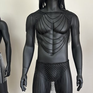Men Festival Costume, 3 Pcs Dress Chain Set, Body Chain SET I Chain ...