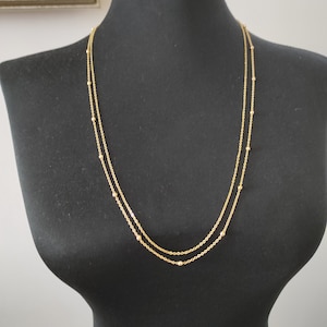 Double Line Gold Waist Chain, Special Layered Waist Chain, Cable and ...