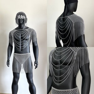 Men Festival Costume 3 Pcs Dress Chain Set Body Chain SET I - Etsy
