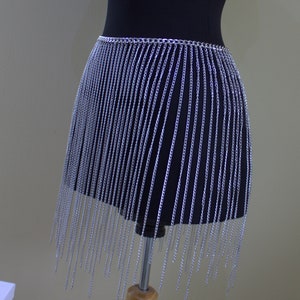 Chain Skirt Chain Dress Waist Chain Belly Chain Party Skirt Festival ...