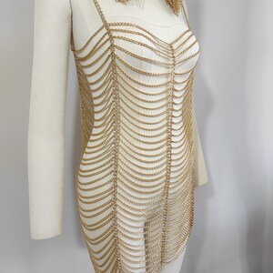 Dress Chain, Festival Jewelry, Music Festival, Silver Body Chain, Rave ...