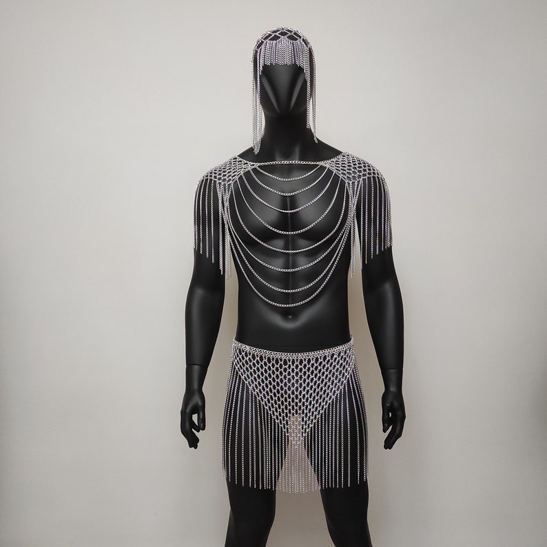 Men Festival Costume, Dress Chain Set, Shoulder Body Chain I | |head ...