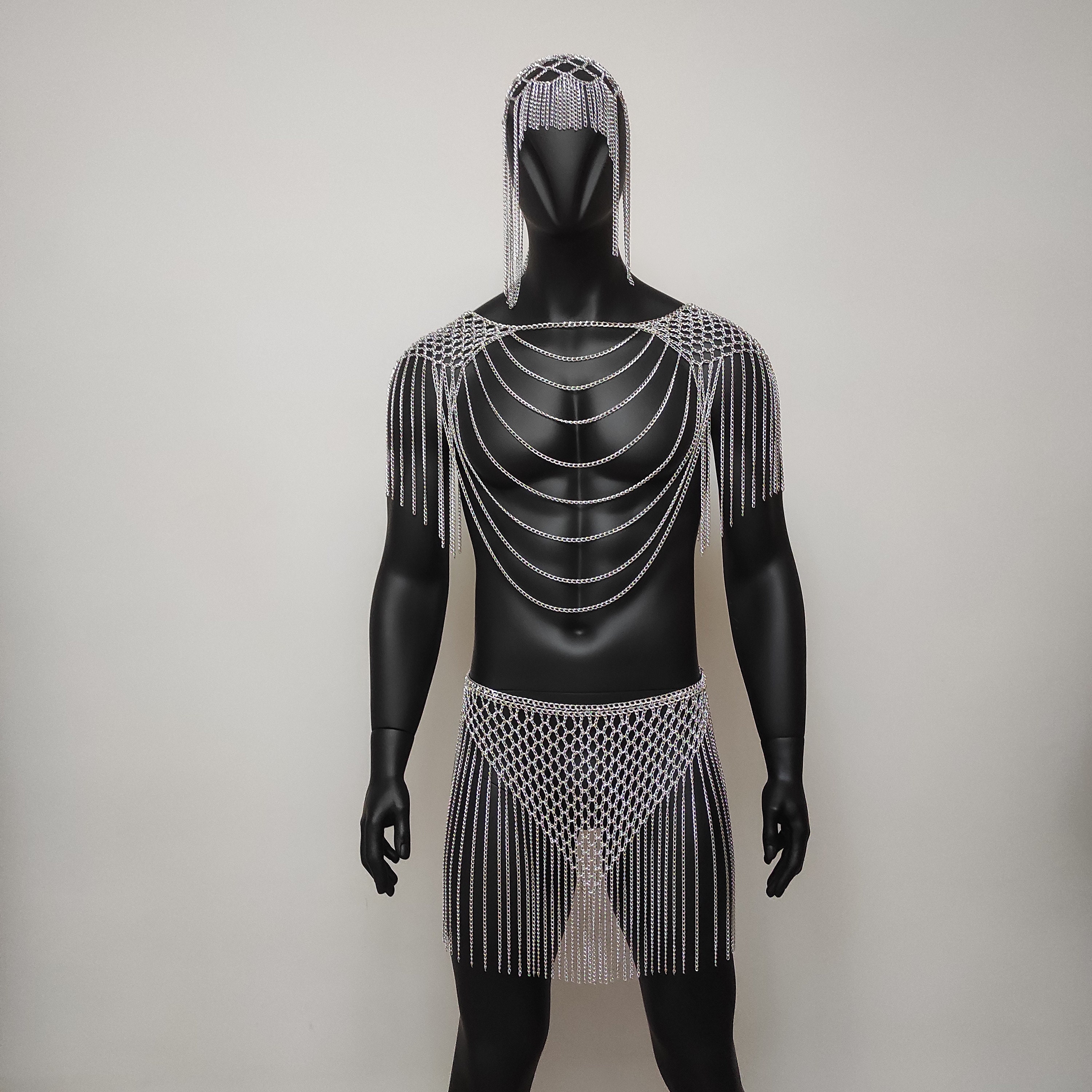 Men Festival Costume, Dress Chain Set, Shoulder Body Chain I | |head ...