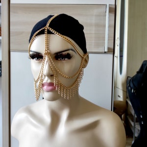 Simple Face Chain, Wedding Veil Piece, Exotic Festival Dans Costume ...