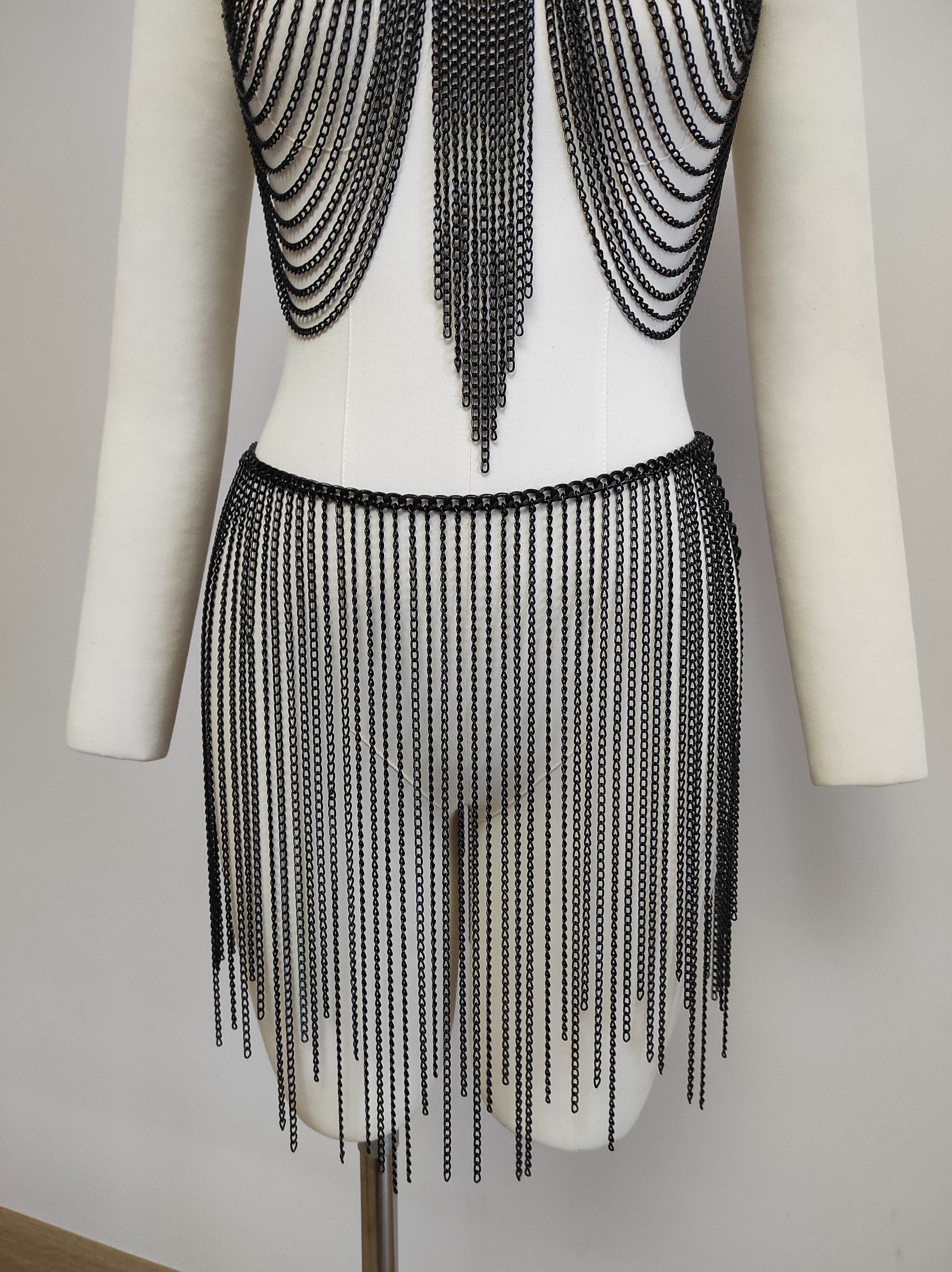 Chain Skirt | Chain Dress | Waist Chain | Belly Chain | Party Skirt ...