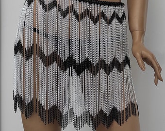 Gold Mini Skirt | Chain Dress | Waist Chain | Belly Chain | Party Skirt ...
