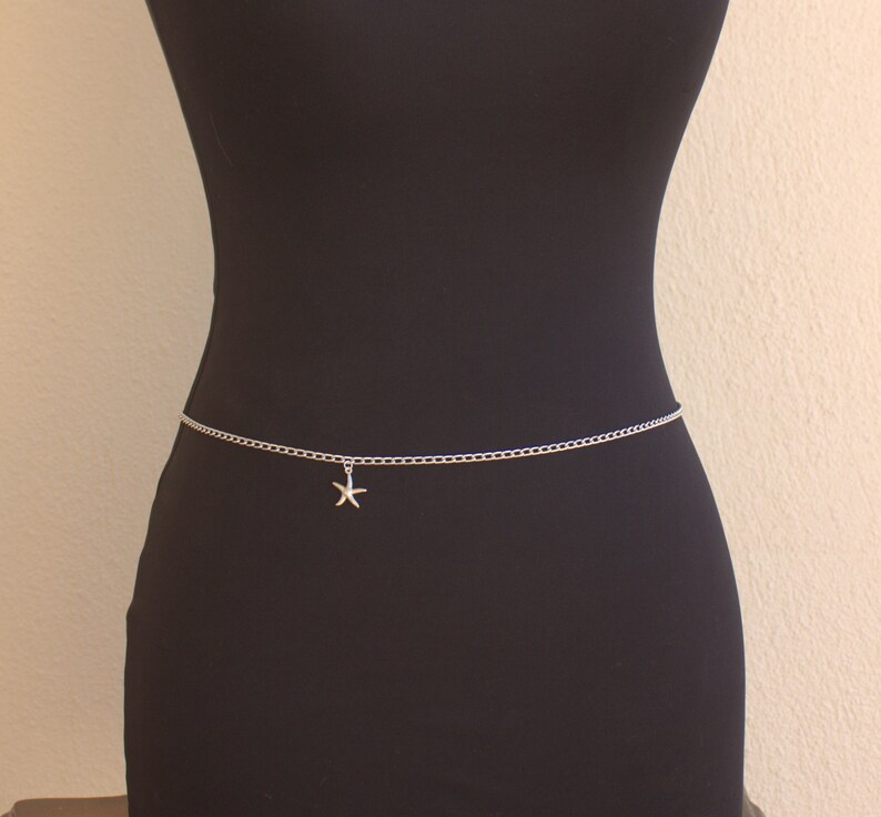 Starfish Belly Chain Stainless steel starfish Waist | Etsy