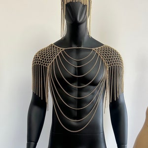 Men Festival Costume, 3 Pcs Dress Chain Set, Body Chain SET I Chain ...