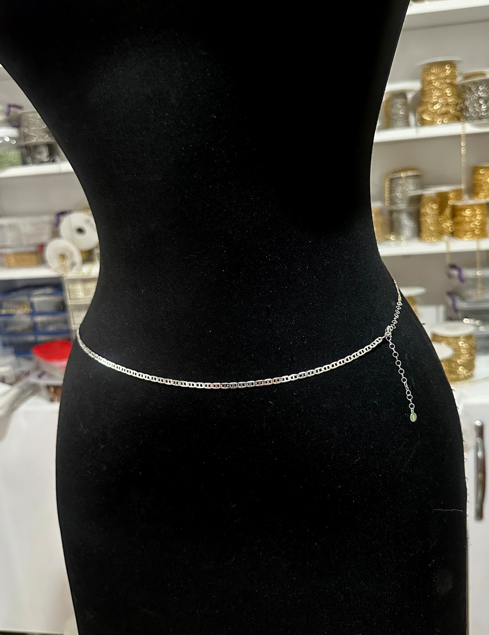 925 STERLING SILVER Waist Chain, Body Jewelry, Boho, Beach, Bohemian ...