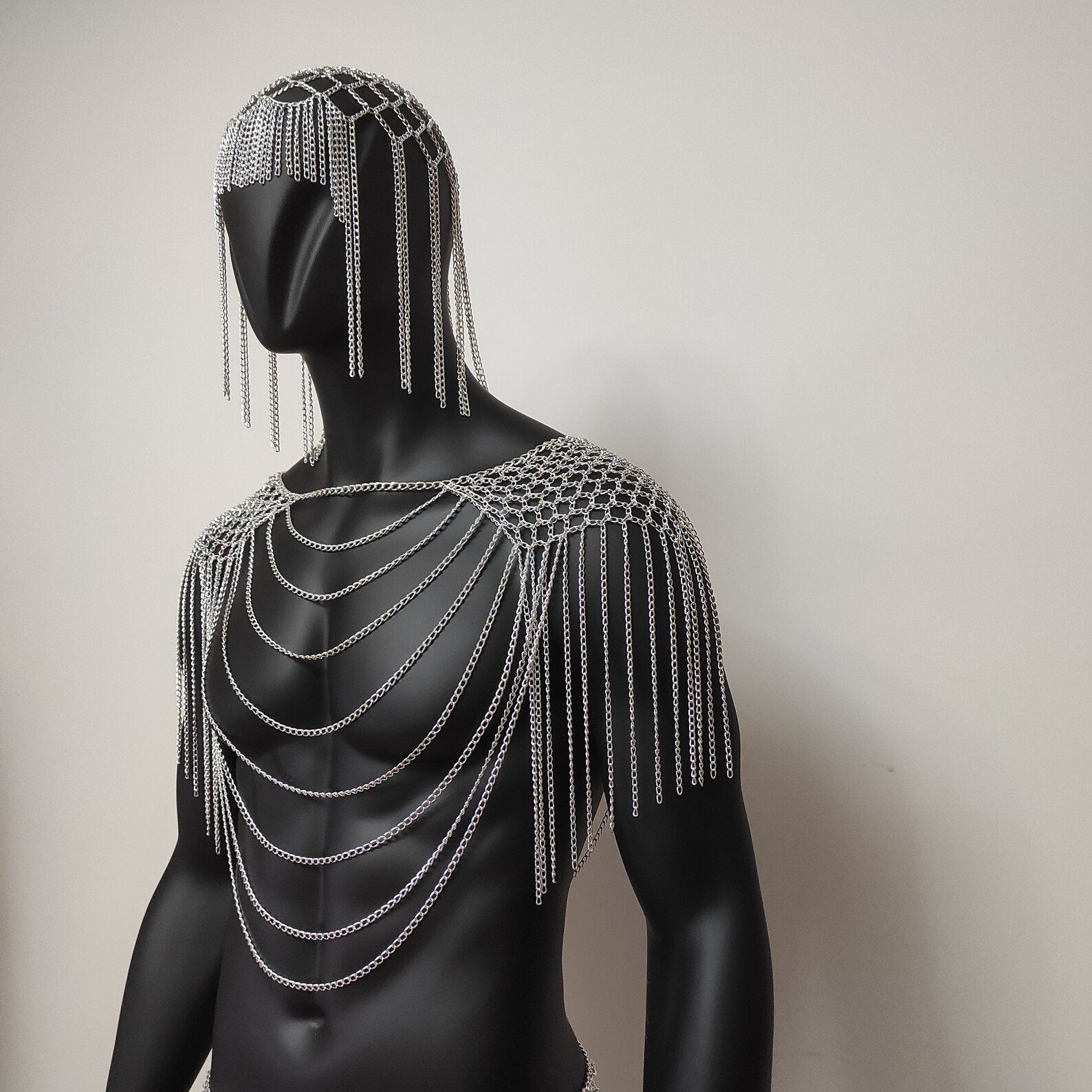 Men Festival Costume, Dress Chain Set, Shoulder Body Chain I | |head ...