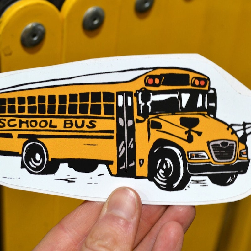 School Bus Decal - Etsy