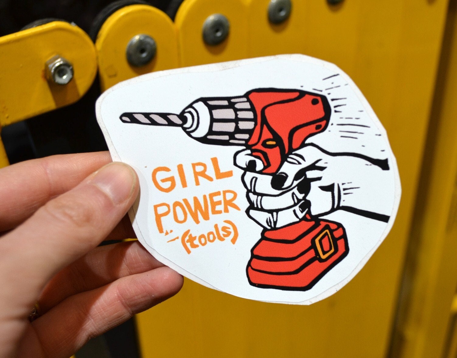 Girl Power tools Vinyl Sticker Durable Waterproof - Etsy