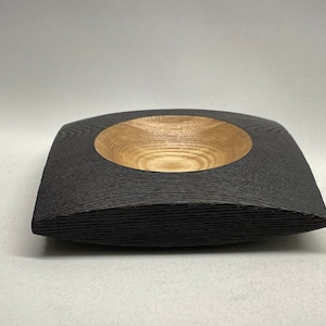 Scorched Ash Dish, Wood Art, Wooden Ash Dish, Interior Design Piece ...