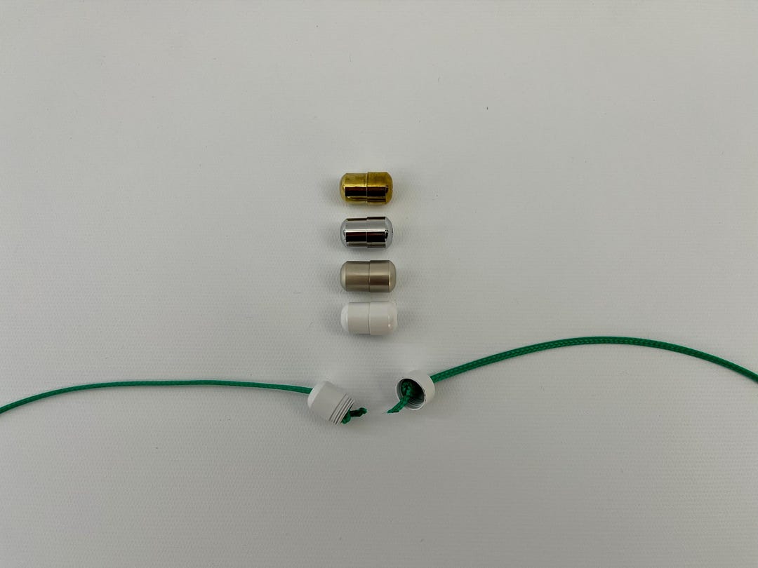 Metal Cord Connector, Screw-together Design, Various Finishes - Etsy
