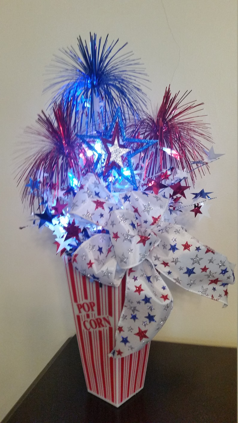 Fireworks With Lights Centerpiece - Etsy