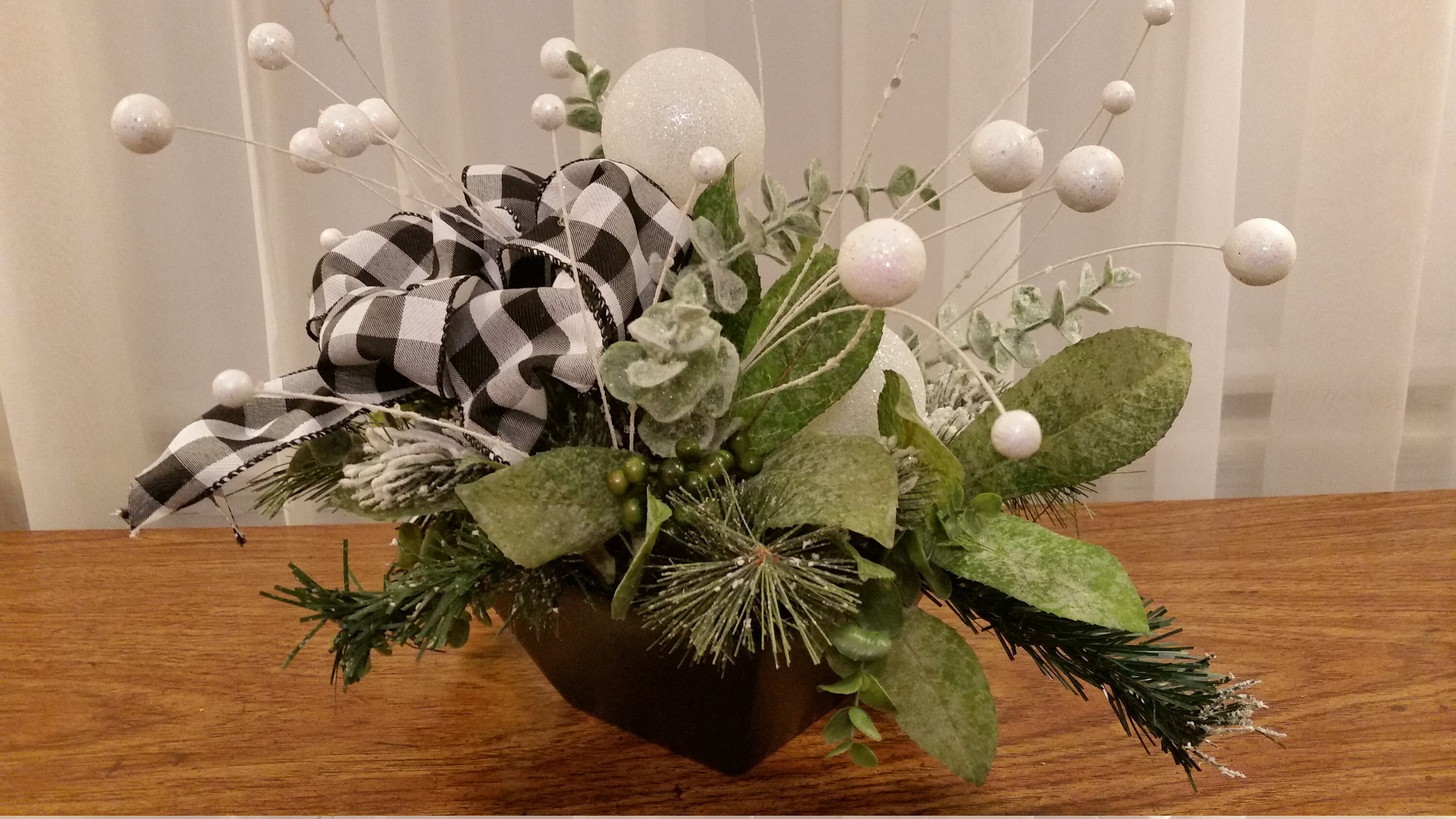 Glittery Snowball Centerpiece - Etsy