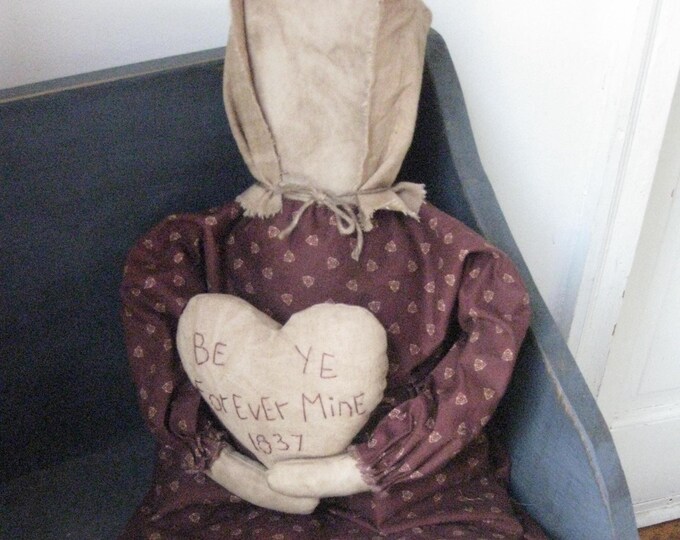 Handmade Primitive Prairie Doll - Etsy