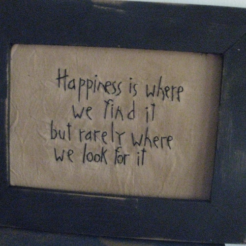 Primitive Framed Stitchery - Etsy