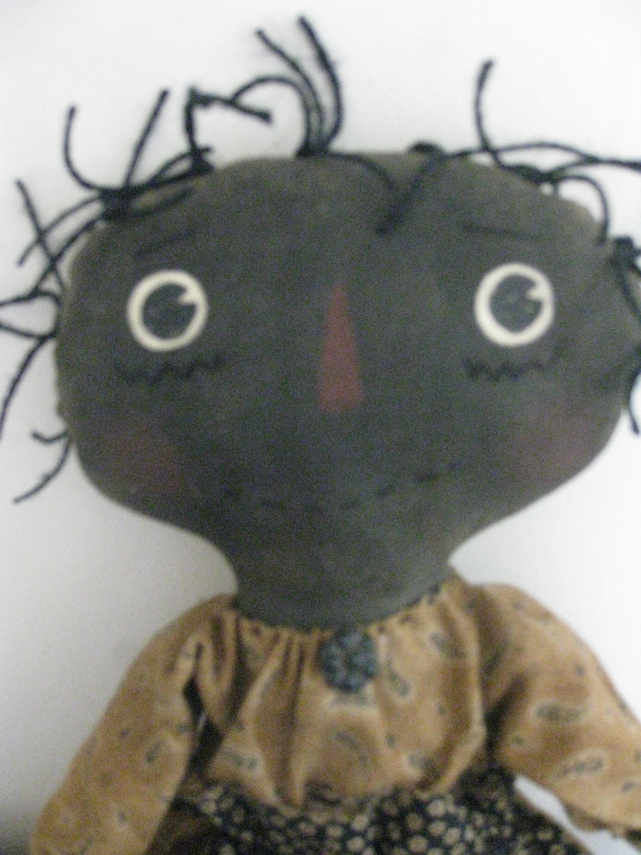 Primitive Black Doll - Etsy