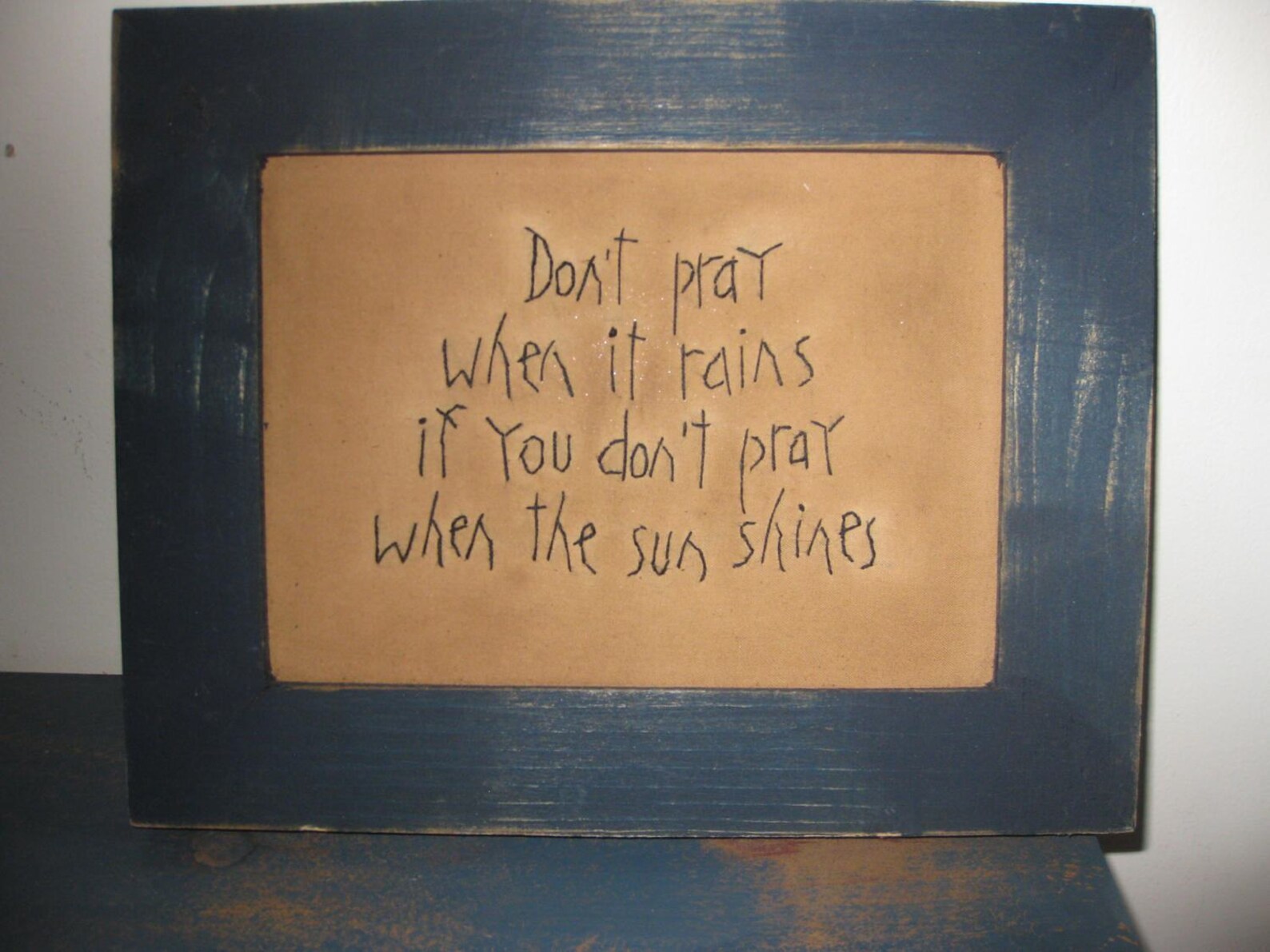 Primitive Framed Stitchery - Etsy Canada