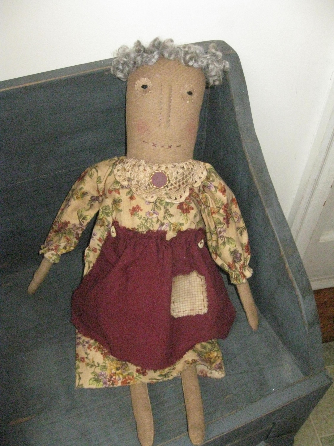 Primitive Handmade Doll - Etsy