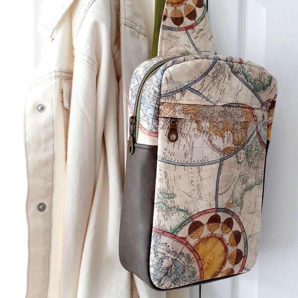 Map Backpack - Etsy