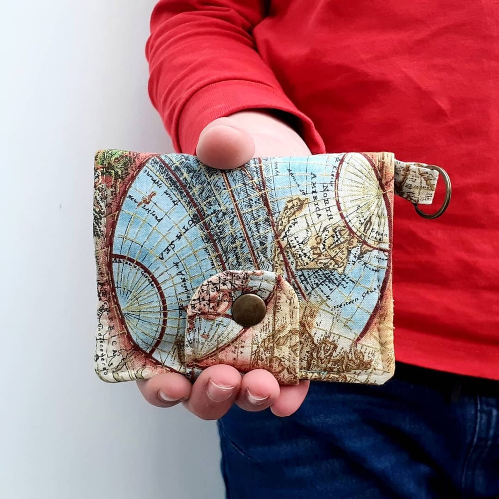 Vintage Maps Cotton Bifold Pocket Sized Wallet - Etsy UK