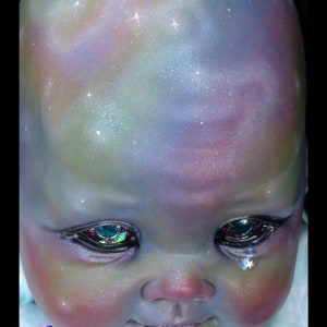 Cosmic Tears Alien Baby Doll, Fantasy Reborn, Newborn Size Weighted Art ...