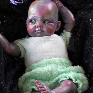 Cosmic Tears Alien Baby Doll, Fantasy Reborn, Newborn Size Weighted Art ...