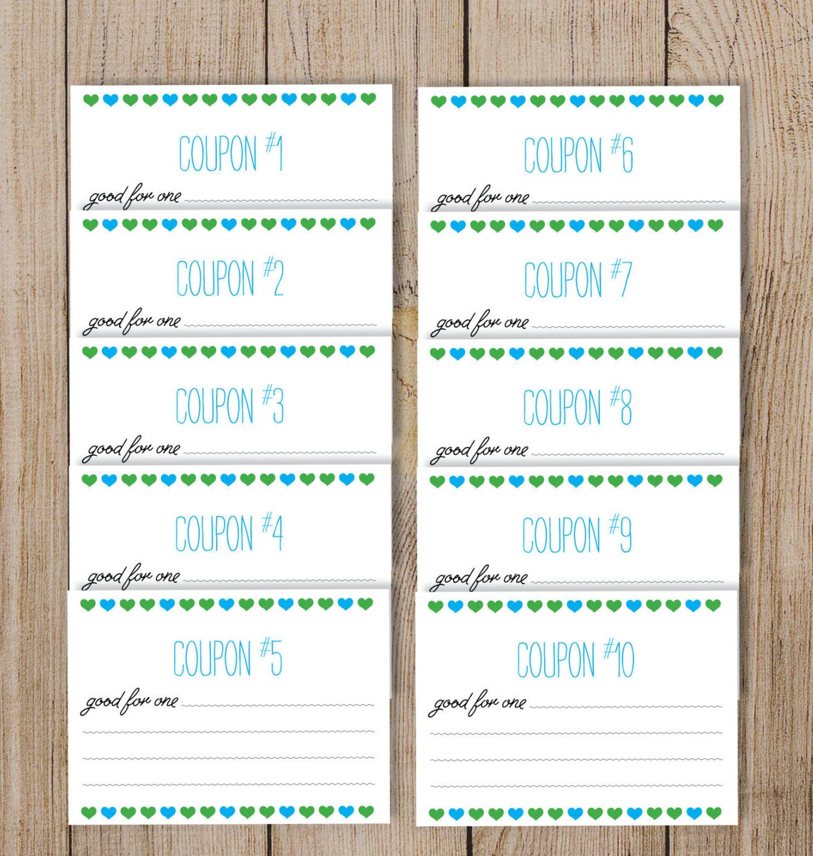 Printable Birthday Coupon Book. Editable PDF. DIY Birthday Gift ...